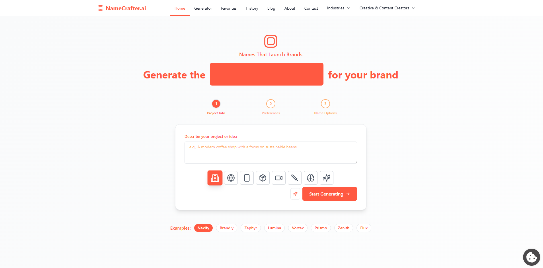 NameCrafter.ai - AI-Powered Business Name Generator | Free Brand Name Ideas